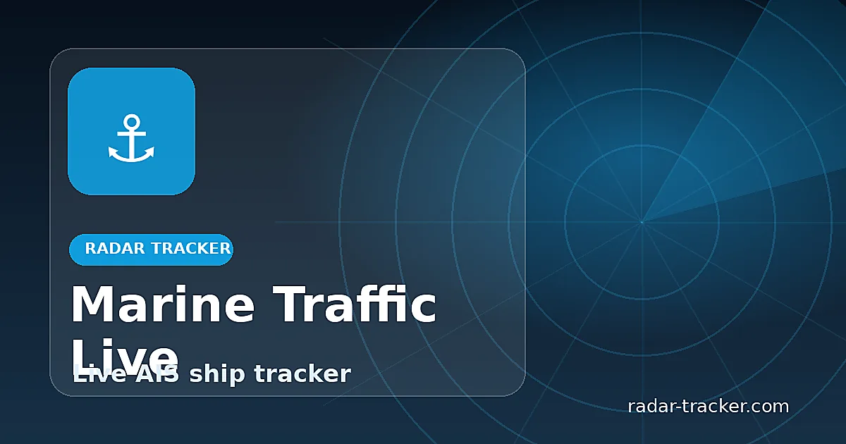 Marine Traffic Live Map | Radar Tracker